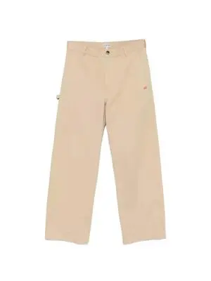 Loewe Logo Embroidered Twill Trousers
