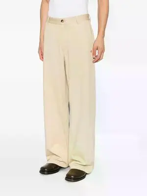 Loewe Logo Embroidered Twill Trousers