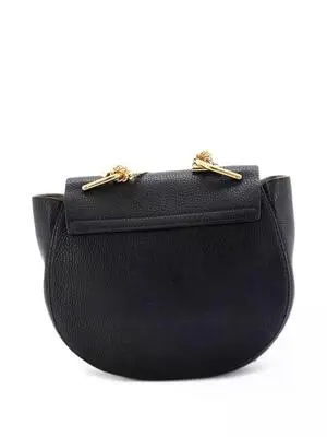 Chloé Drew Leather Small Crossbody Bag - Black