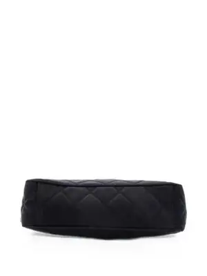 Prada Chain Zip Shoulder Bag Quilted Tessuto Small Crossbody Bag
