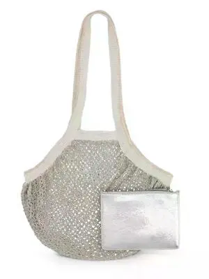 CIRCUS HOTEL Metallic-effect Mesh Shoulder Bag