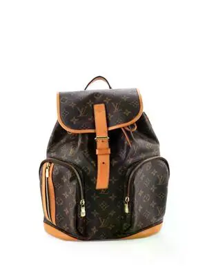 LOUIS VUITTON Bosphore Monogram Canvas Backpack - Brown