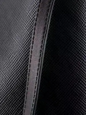 Prada Saffiano Leather Bucket Bag - Black