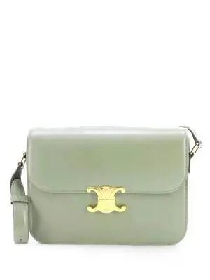 Celine Triomphe Shoulder Bag Smooth Calfskin Large Crossbody Bag