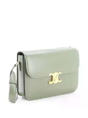 Celine Triomphe Shoulder Bag Smooth Calfskin Large Crossbody Bag