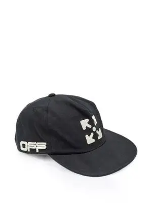 Off-White Embroidered-logo Baseball Cap - Blue