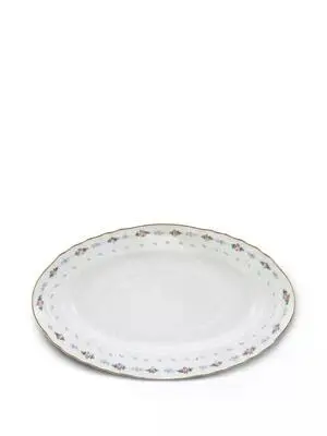 GINORI 1735 Vecchio Floral-print Serving Platter - White