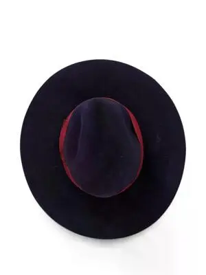 Borsalino Bow-detail Felt Hat