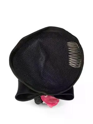 Vintage Bow Floral-detail Hat