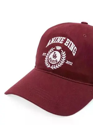 ANINE BING Jereny Logo-embroidered Baseball Cap