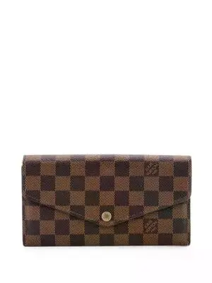 LOUIS VUITTON Sarah Wallet Nm Damier Small Wallets - Brown