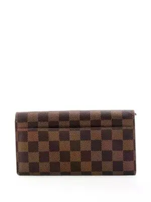 LOUIS VUITTON Sarah Wallet Nm Damier Small Wallets - Brown
