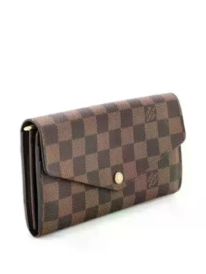 LOUIS VUITTON Sarah Wallet Nm Damier Small Wallets - Brown