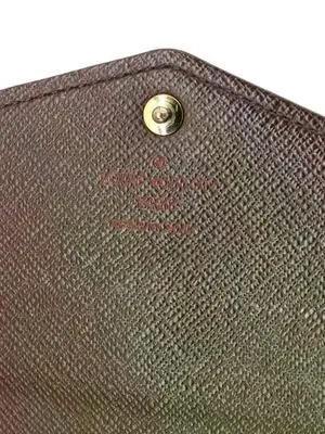 LOUIS VUITTON Sarah Wallet Nm Damier Small Wallets - Brown