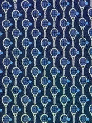 FERRAGAMO Tennis-print Tie
