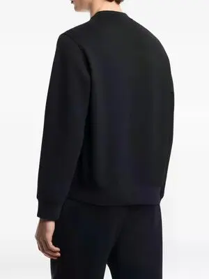 Emporio Armani Embroidered Long-sleeve Sweatshirt