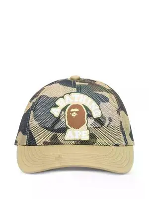 A BATHING APE Camouflage Baseball Cap - Neutrals