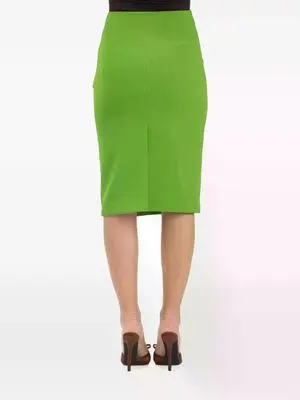 Elisabetta Franchi Logo-plaque Pencil Midi Skirt