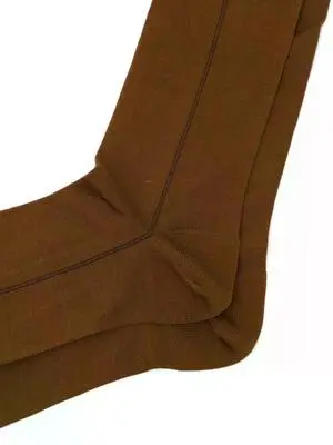 Zegna Ribbed-cuff Socks