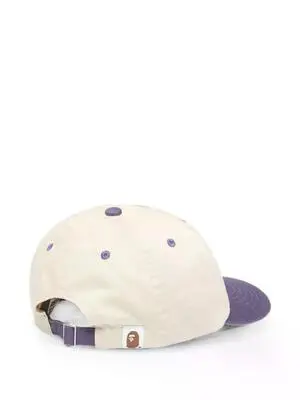 A BATHING APE Logo-print Panelled Cap