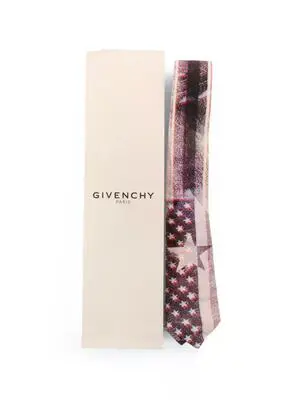 Givenchy Star-print Silk Tie