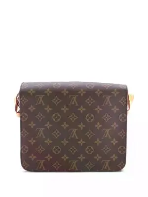 LOUIS VUITTON Cartouchiere Gm Monogram Canvas Crossbody Bag - Brown