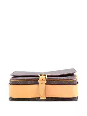 LOUIS VUITTON Cartouchiere Gm Monogram Canvas Crossbody Bag - Brown