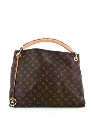LOUIS VUITTON Artsy Handbag Monogram Canvas Mm Hobo Bag - Brown