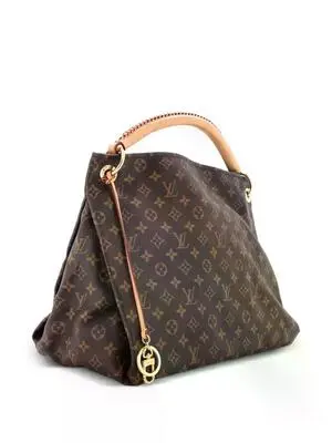 LOUIS VUITTON Artsy Monogram Canvas Mm Hobo Bag - Brown
