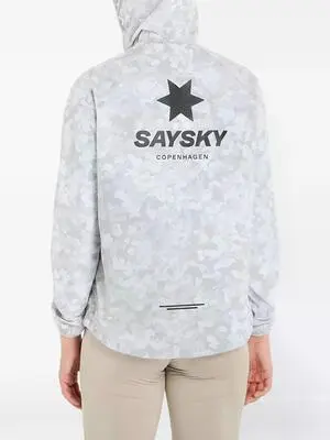 SAYSKY Camouflage Print Hooded Jacket