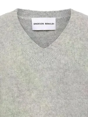 EMERSON RENALDI V-neck Knitted Sweater