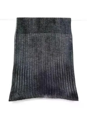 Avant Toi Ribbed-knit Snood Scarf - Blue