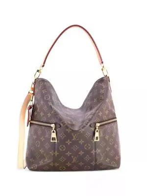 LOUIS VUITTON Louis Vuitton Monogram Canvas Melie Hobo Bag Brown