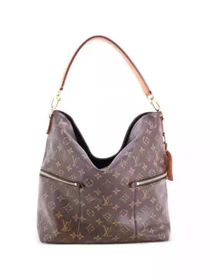 LOUIS VUITTON Monogram Canvas Melie Hobo Bag - Brown