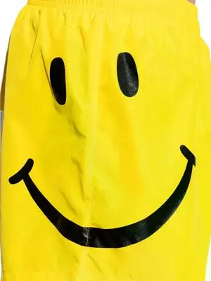 Moschino Smiley Logo Print Swim Shorts