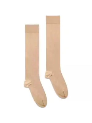 Wolford Pure Energy 30 Leg Vitalizer Knee-high Socks - Neutrals