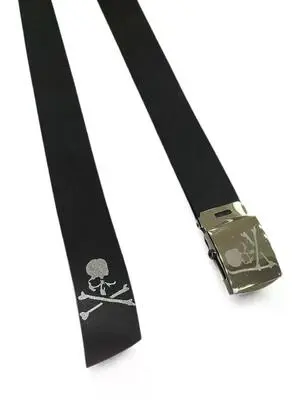 MASTERMIND WORLD Mw Skull-print Leather Belt