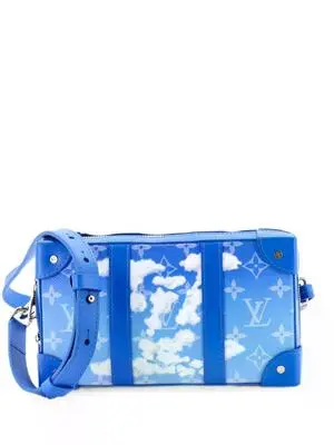LOUIS VUITTON Soft Trunk Wallet Limited Edition Monogram Clouds Crossbody Bag - Blue
