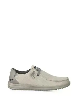 Sketchers Melson Lace-up Boat Shoes - Grey