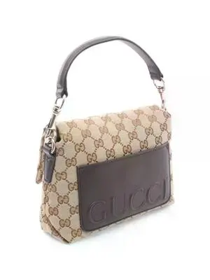 Gucci Gg Supreme Web Stripe Handbag
