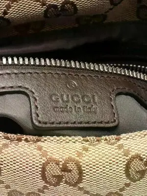 Gucci Gg Supreme Monogram Canvas Handbag With Web Stripe