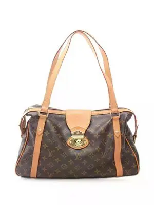LOUIS VUITTON 2011 Pm Stresa Monogram-pattern Shoulder Bag - Brown