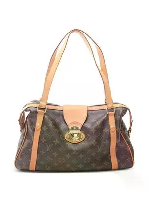 LOUIS VUITTON Monogram Pm Stresa Shoulder Bag - Brown