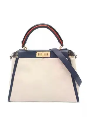Fendi Peekaboo Regular Handbag - Neutrals