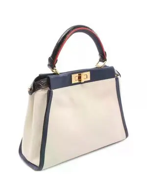 Fendi Peekaboo Regular Handbag - Neutrals