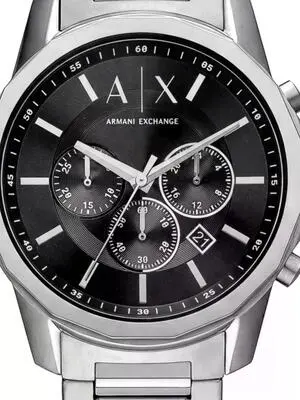 Armani Exchange Chronograph Watch With Link Bracelet