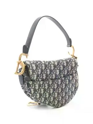 Dior Oblique Saddle Handbag - Blue