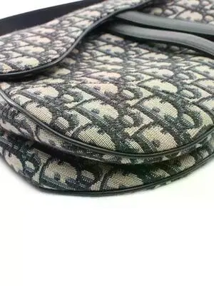 Dior Oblique Saddle Handbag - Blue