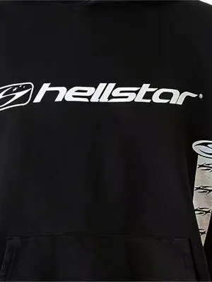 HELLSTAR Marathon Logo-print Hoodie