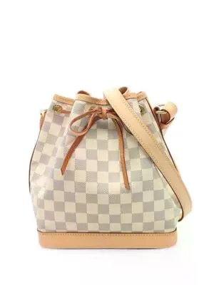 LOUIS VUITTON Damier Azur Noe Bb Shoulder Bag - Neutrals
